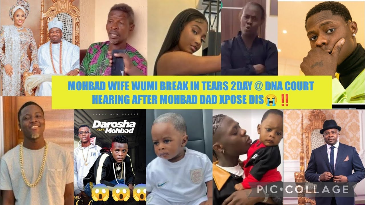 MOHBAD WIFE WUMI BREAK TEARS 2DAY @ DNA COURT HEARING AFTER MOHBAD DAD ...