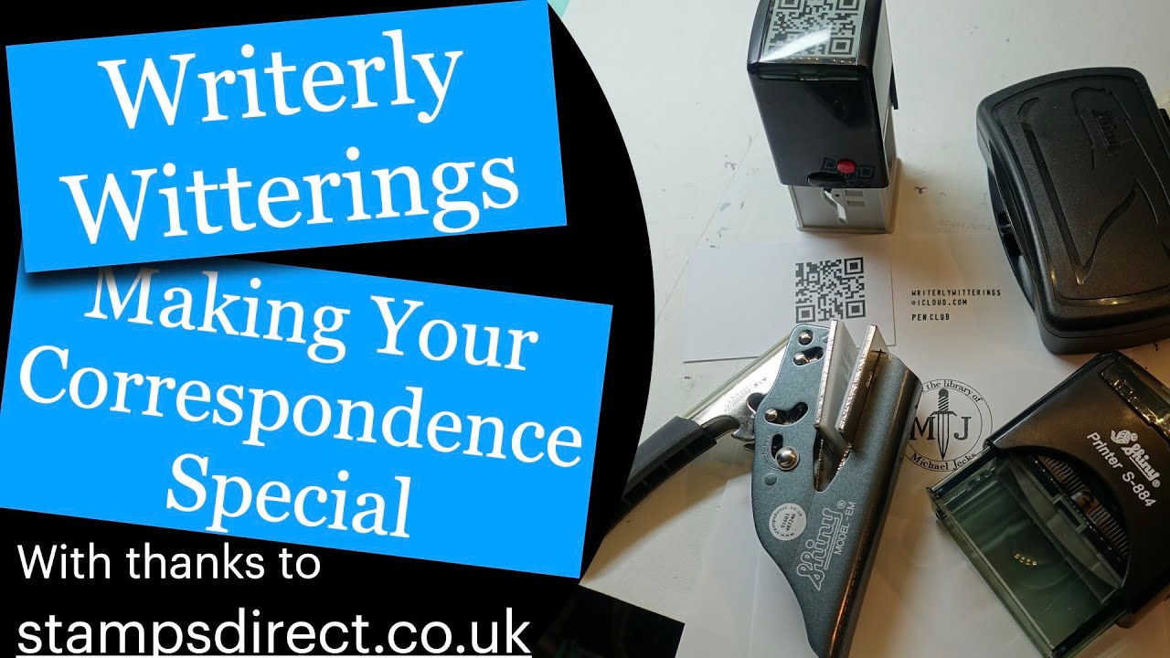 Best Tools for Correspondence - Stamps and Embossers! - YouTube