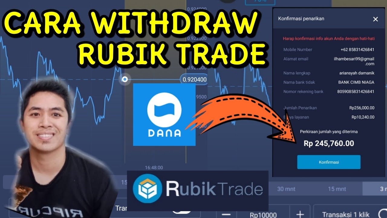 🔴CARA MENARIK SALDO APLIKASI RUBIK TRADE KE DANA - YouTube