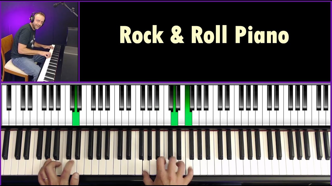 🔥 Rock & Roll Piano Lesson - Improve Your Hands Coordination With This ...