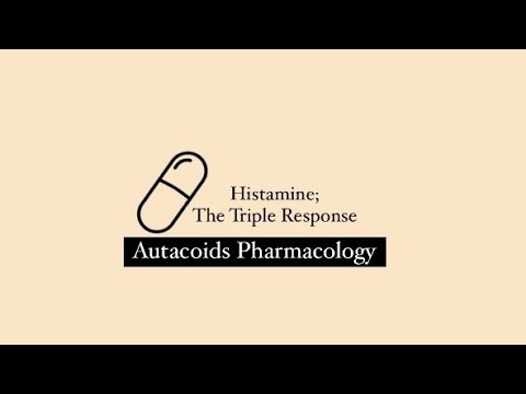 Triple Response of Histamine | Flare, Wheal, Flush | Autacoid ...