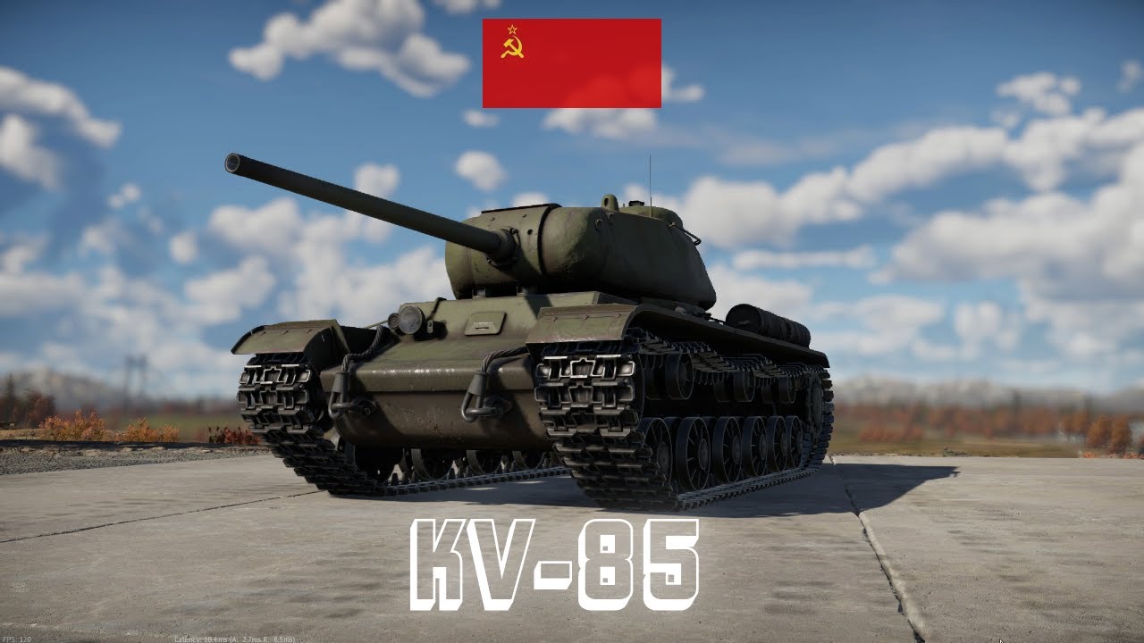The Power Full 85mm On The KV-85 | WAR THUNDER | - YouTube