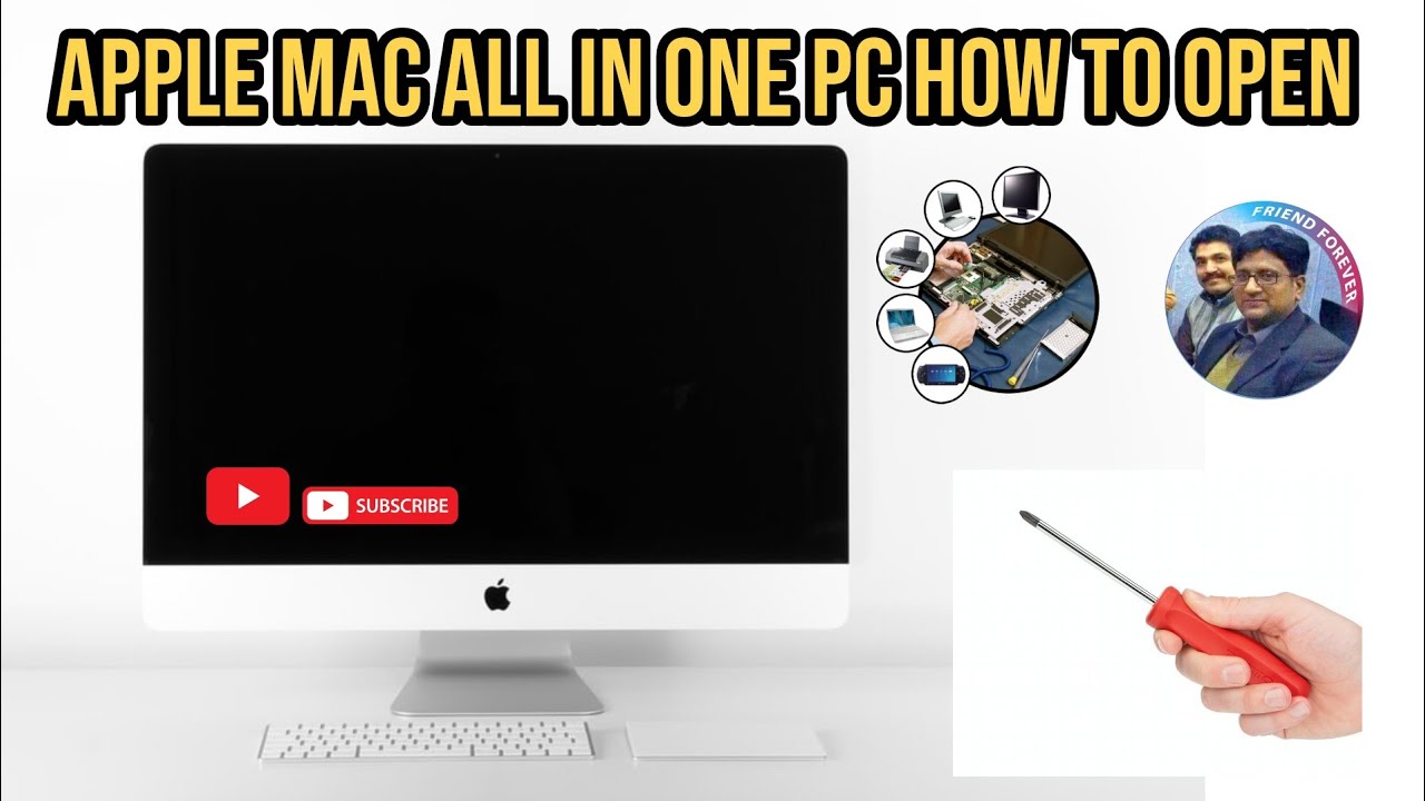 Apple Mac All In One PC How To Open | mac all in one how to open - YouTube