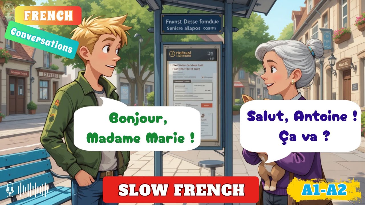 🇫🇷 Simple French Conversations for Beginners: Greetings (Super Easy ...