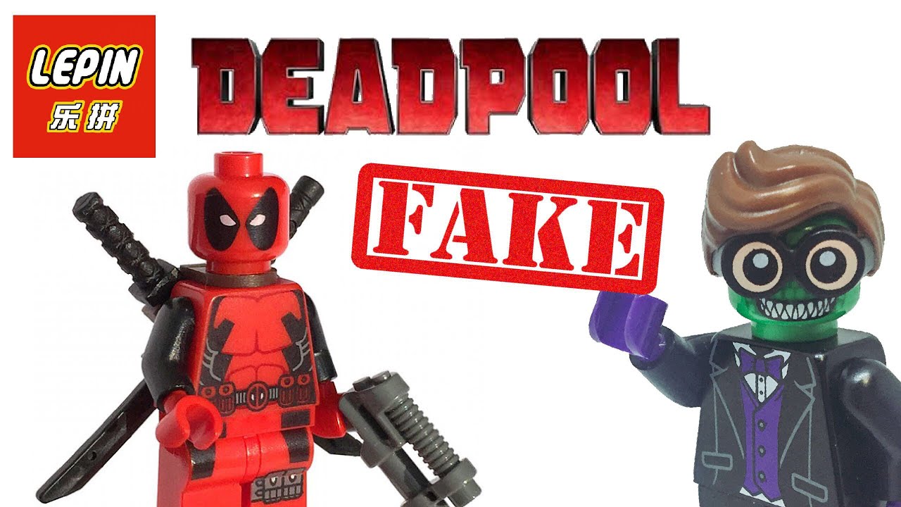 Bootleg Lego Deadpool Minfigure Review [Lepin] - YouTube