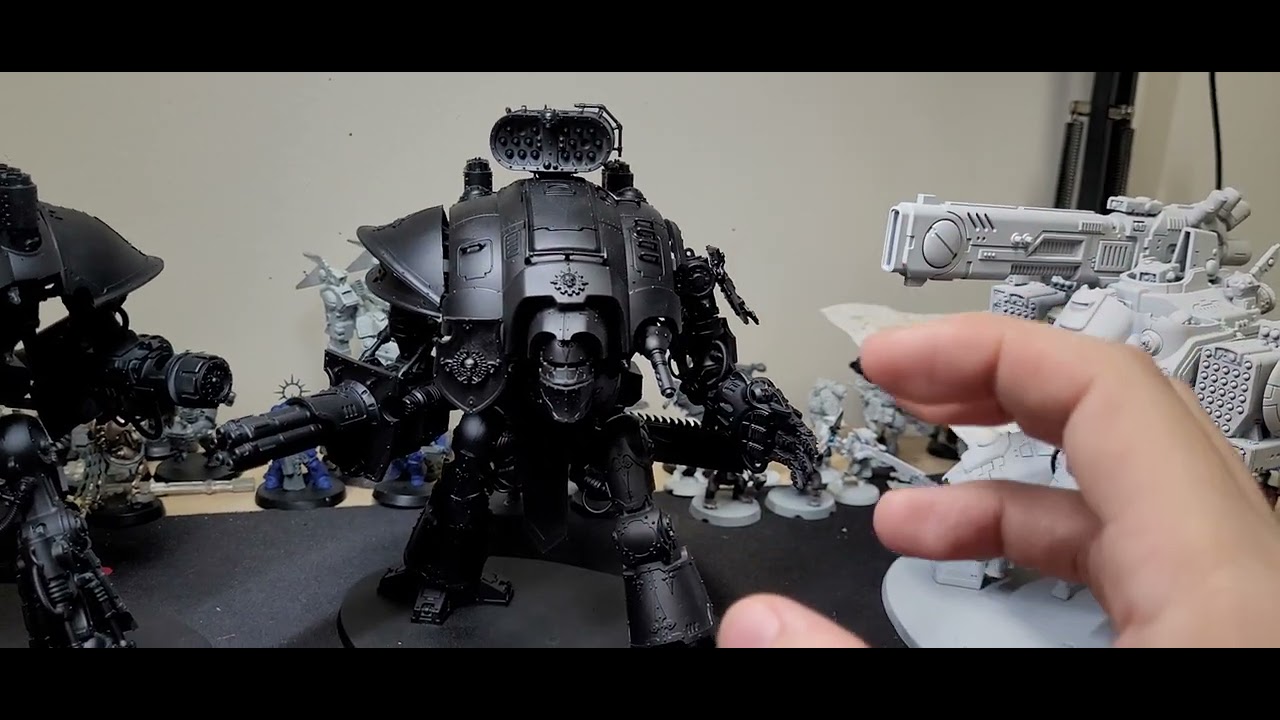 Warhammer 40k: How to build a Ronin Imperial Knight (easy custom) - YouTube