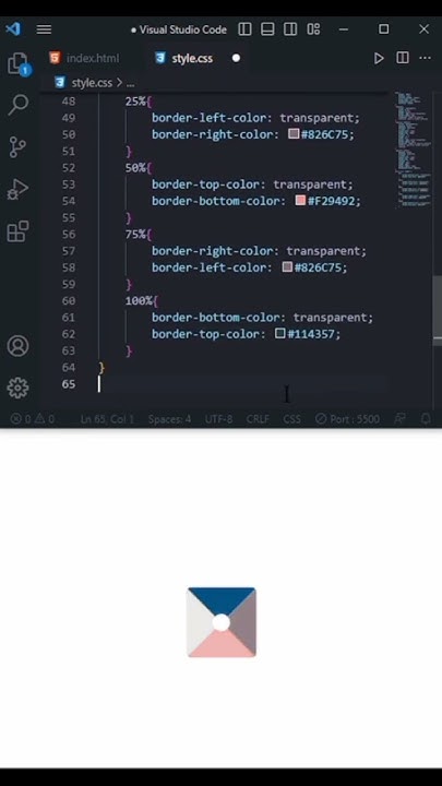 Loaded animation using html and css #html #css - YouTube