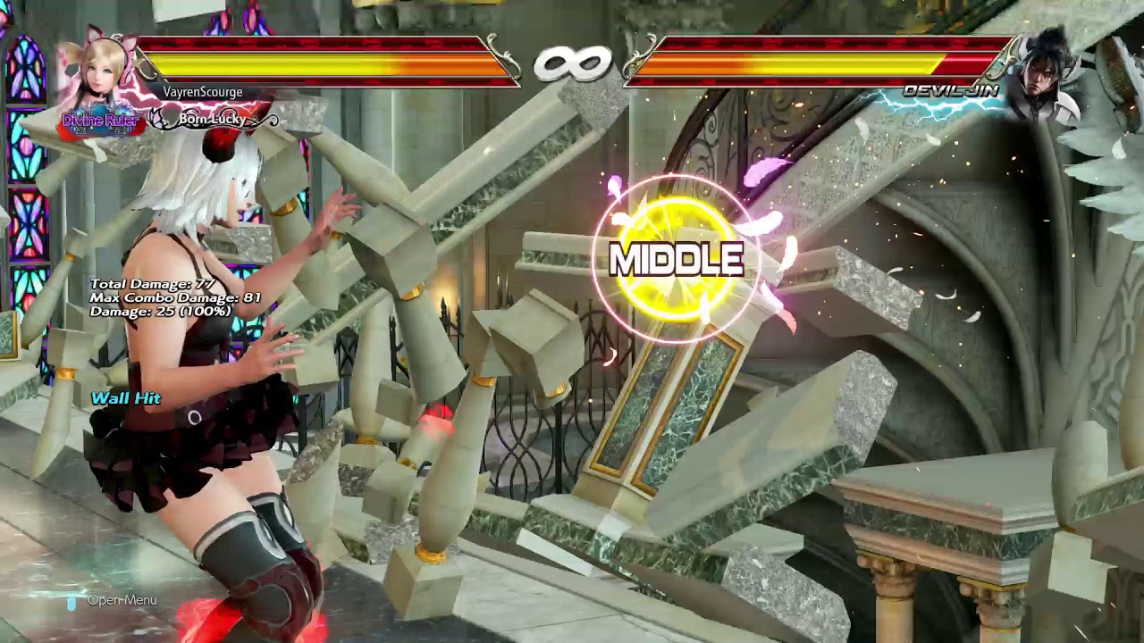 Tekken 7 Lucky Chloe Max Wall Carry - YouTube
