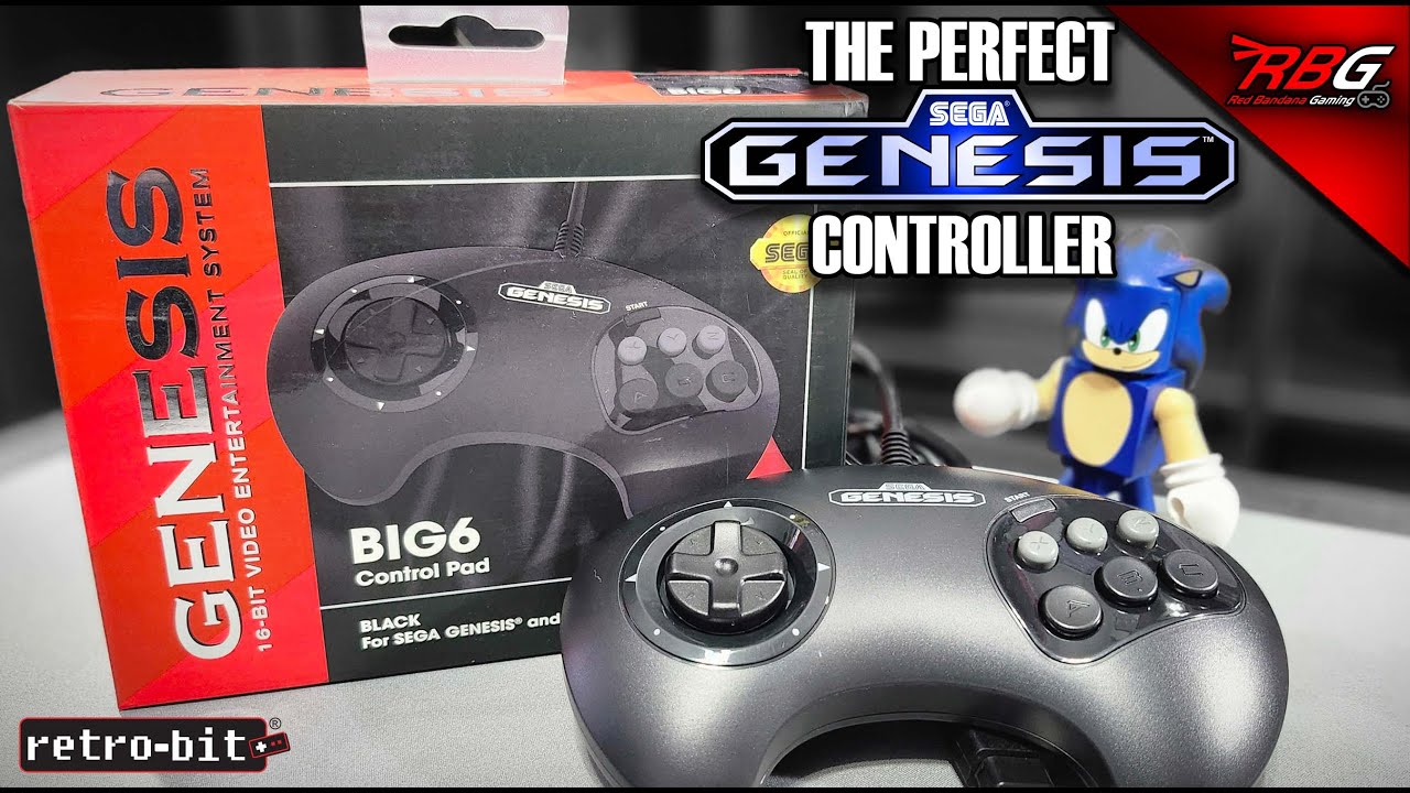The Perfect Sega Genesis Controller! Retro-Bit Big 6 Control Pad ...