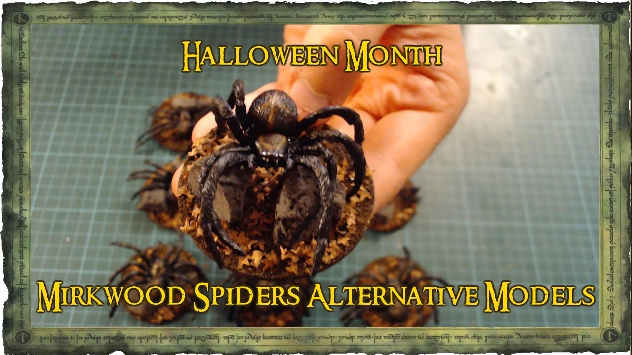 Tales of Middle Earth - Mirkwood Spiders Alternative Models - YouTube
