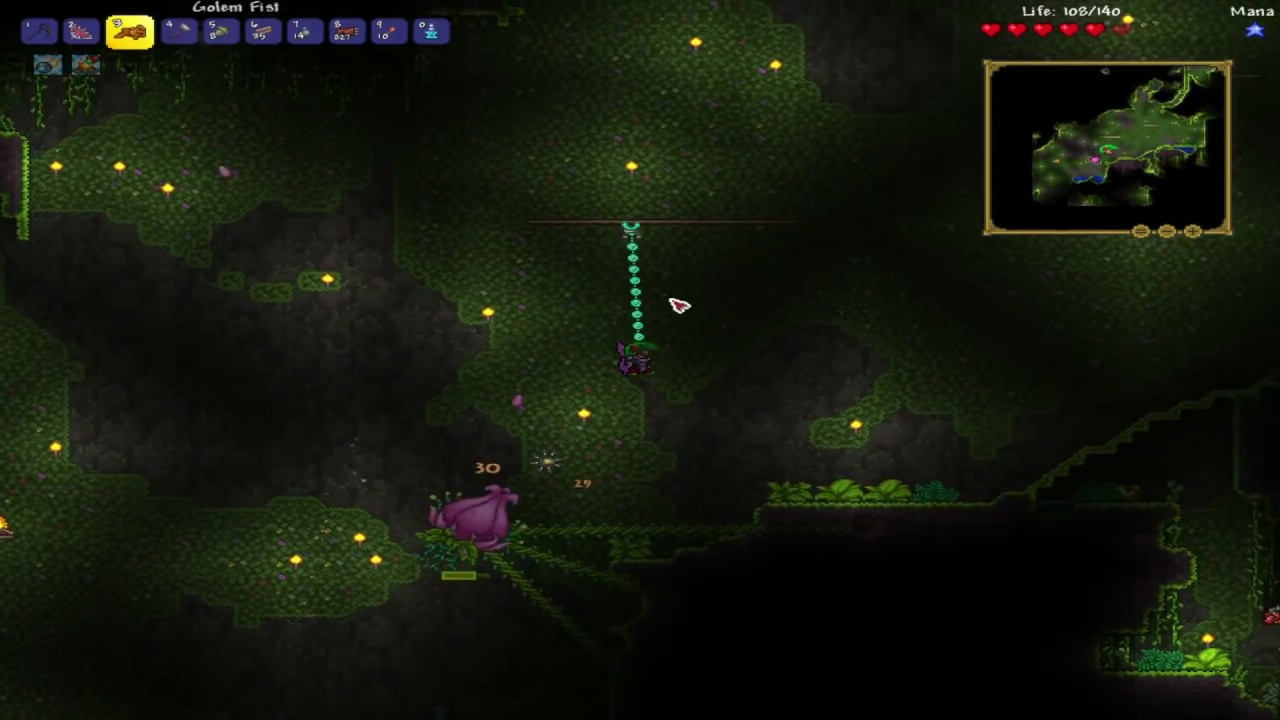 Plantera Boss Battle - YouTube