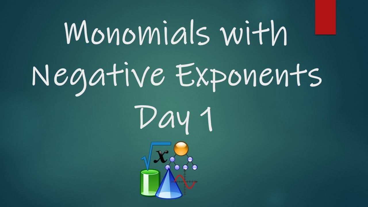 Math 7 Honors - Monomials Unit - Lesson 5: Negative Exponents Day 1 ...