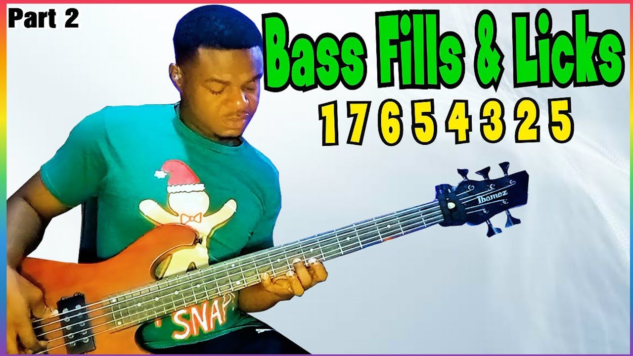 Impressive Gospel Bass fills And Licks on 1 7 6 5 4 3 2 5 Chord ...