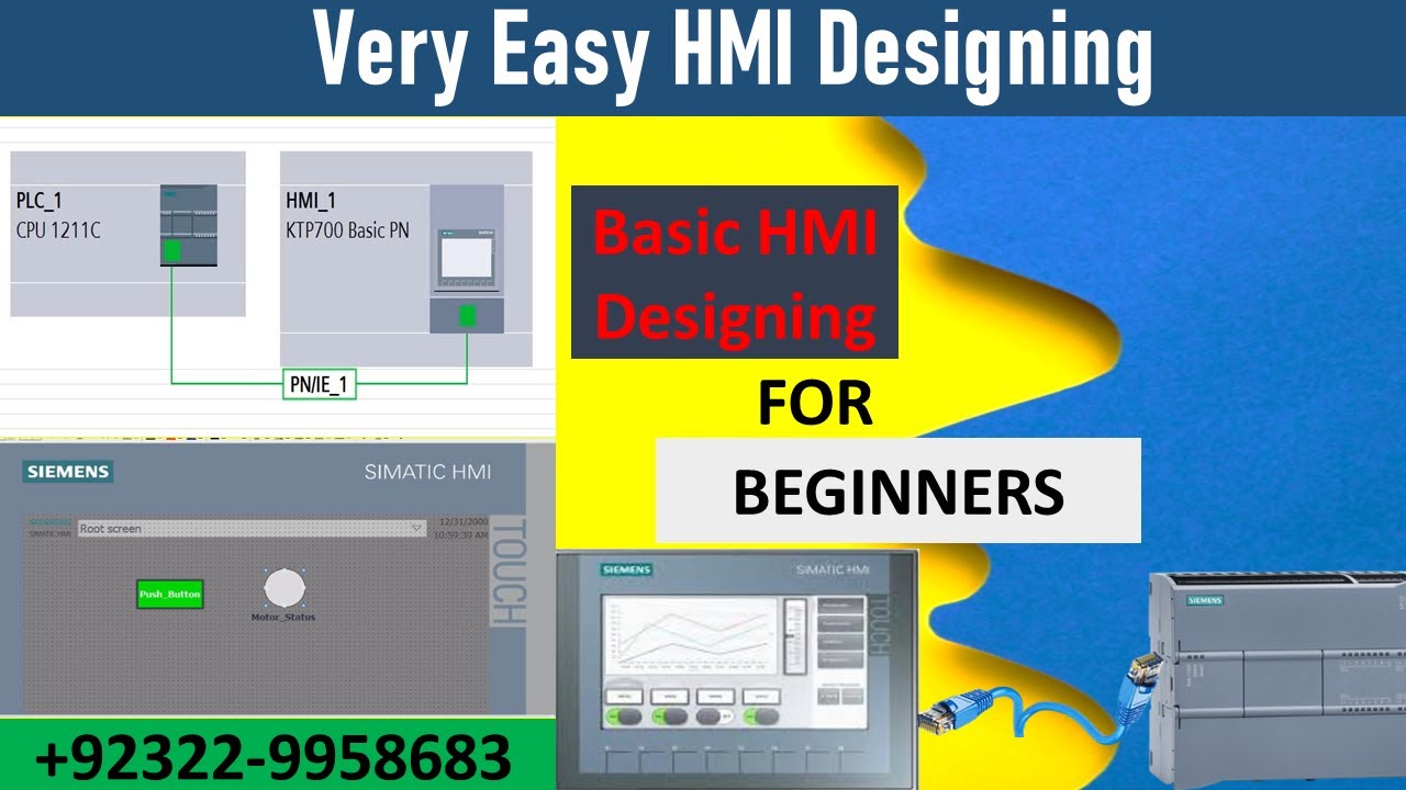 Start Stop Simulation in HMI | Siemens HMI Simulator Very Easy for ...