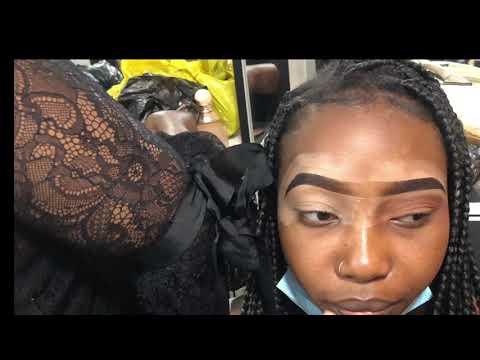 Small street makeup artist| does my makeup| IM SHOOK| - YouTube