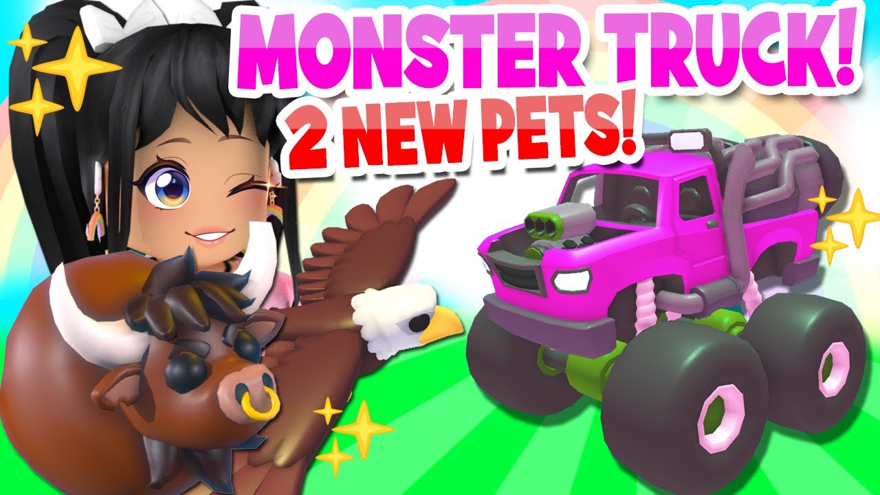 MONSTER TRUCK, 2 NEW PETS & MORE in Adopt Me! (roblox) WEEK 4 UPDATE ...