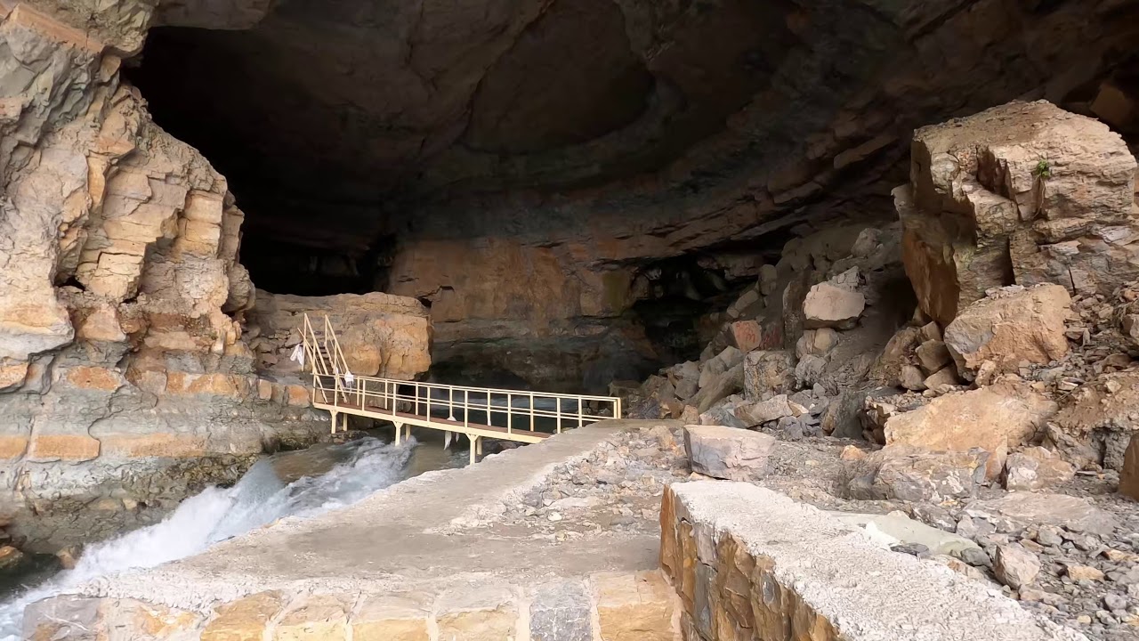 Afqa waterfalls 🇱🇧 River in the cave - YouTube