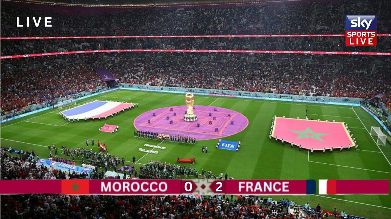 🔴Live SCTV & VIDIO - Semi Final France vs Morocco Live | FIFA World Cup ...