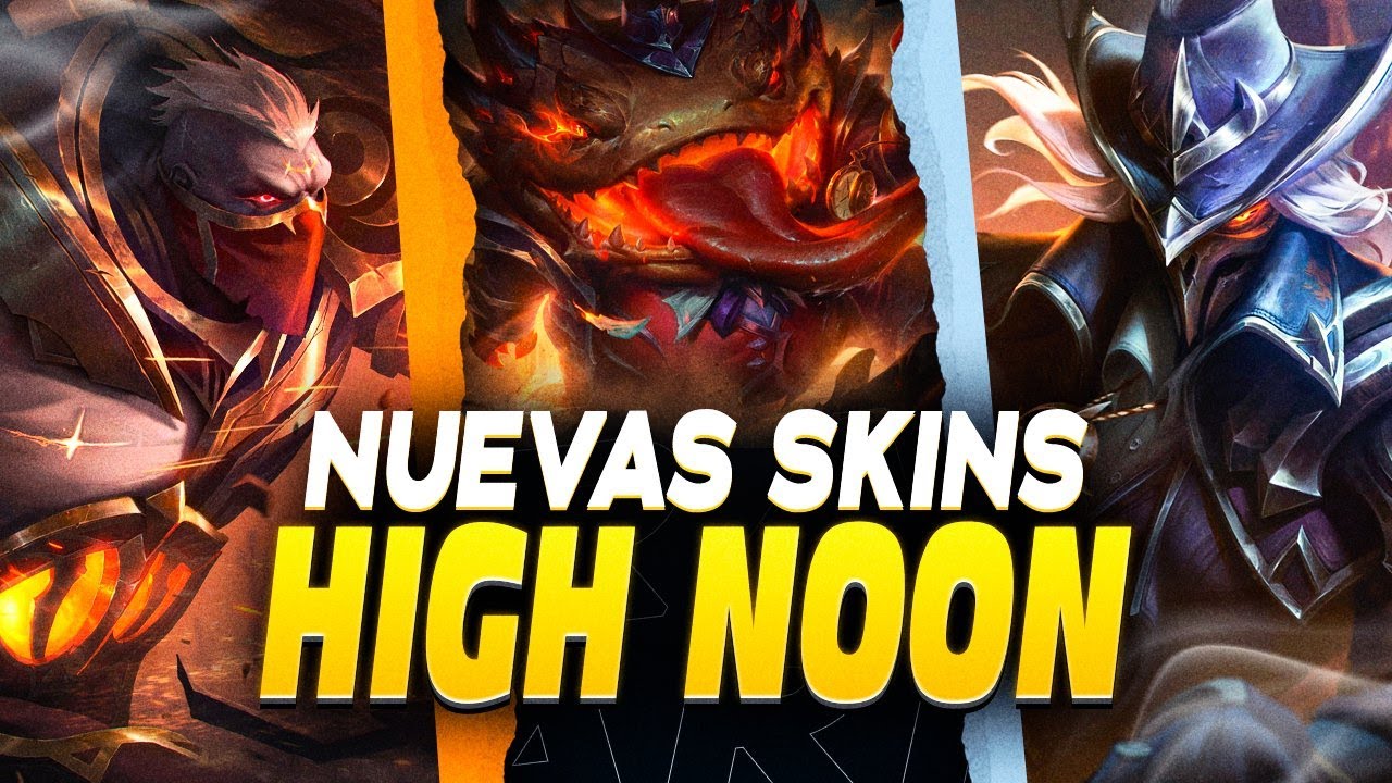 😱 ¡¡NUEVAS SKINS HIGH NOON | SION - SAMIRA -VIKTOR - TWITCH - TAHM ...