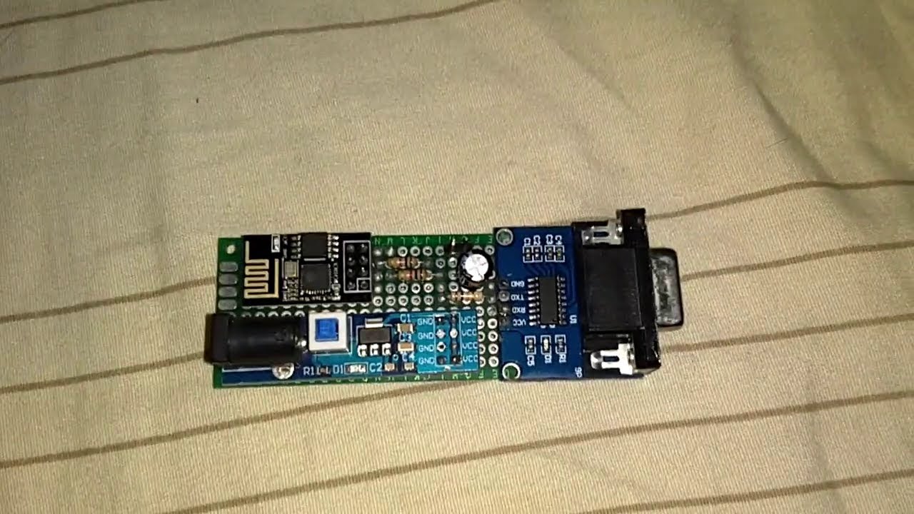 WiFi232 wireless telnet modem for vintage computers - YouTube