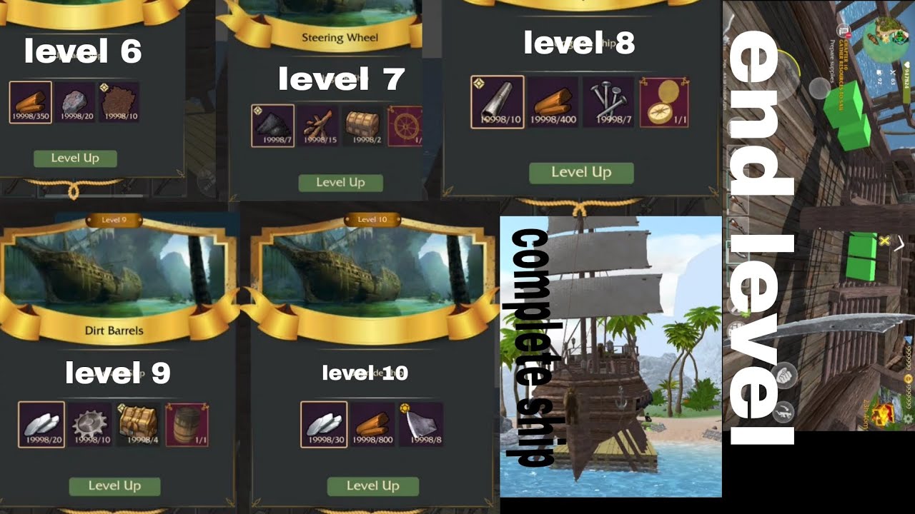 last pirate game, level 6 ,level 7 level 8 level 9 level 10 and last ...