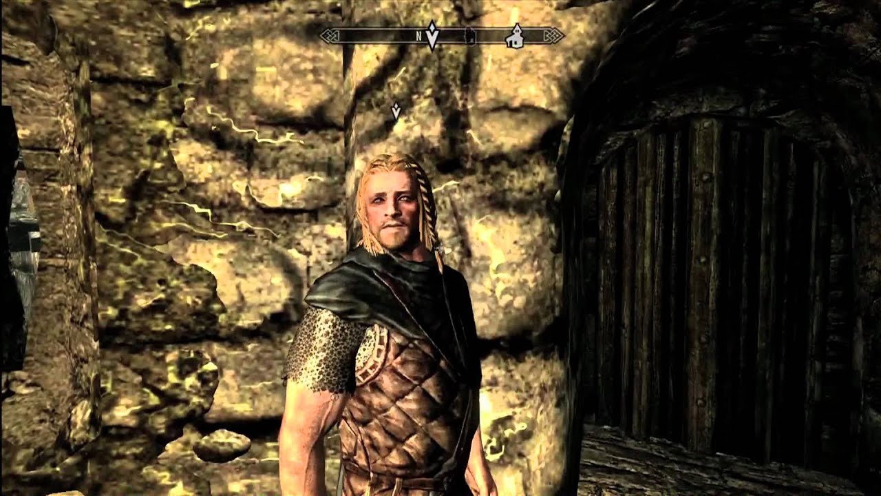 Skyrim: First Dragon in Helgen - YouTube