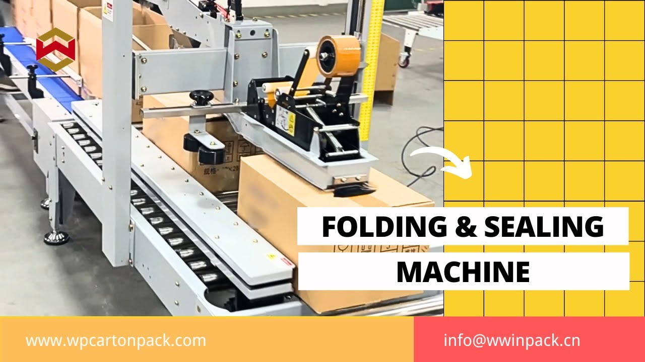 WIN-WIN PACK Automatic Carton Folding and Sealing Machine/Carton Sealer ...