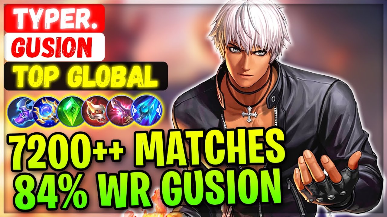 7200++ Matches 84% Win Rate Supreme Gusion [ Top Global Gusion ] Typer ...