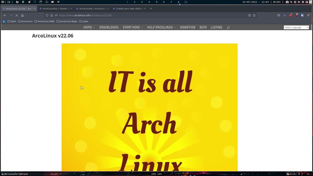ArcoLinux : 2839 NEWS - ArcoLinux project explained - focus on "IT is all Arch Linux" - YouTube