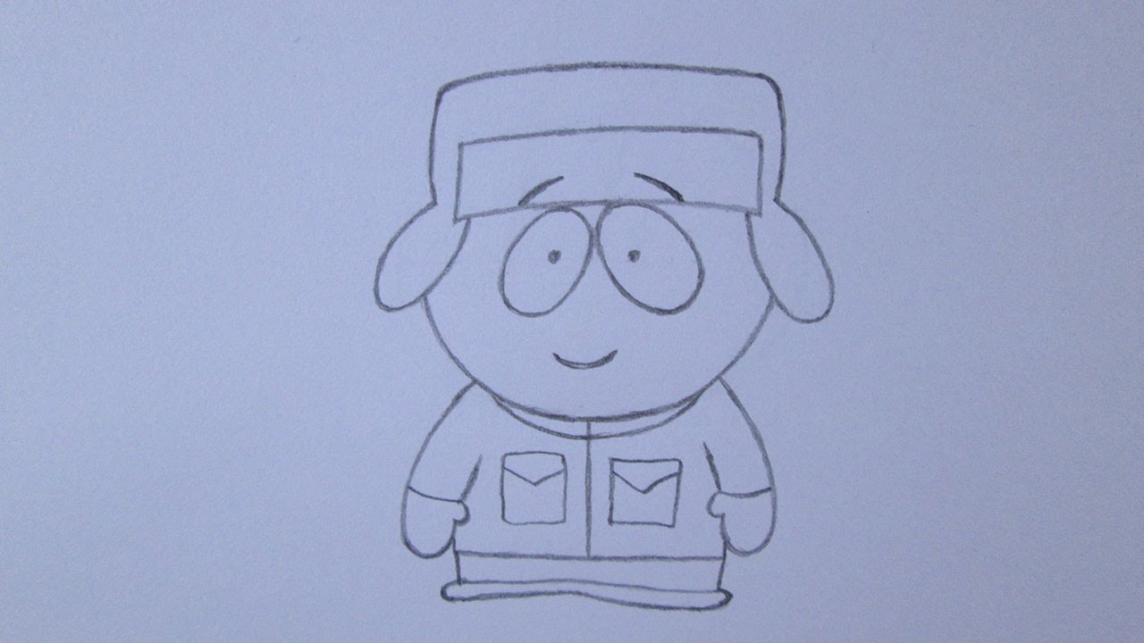 Cómo dibujar a Kyle Broflovski de South Park - YouTube
