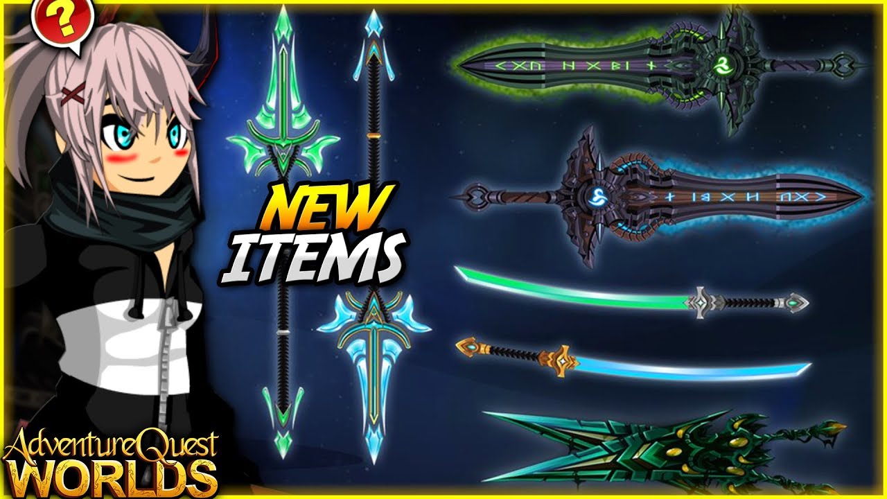 New items! Dwarfhold Rework AQW AdventureQuest Worlds - YouTube