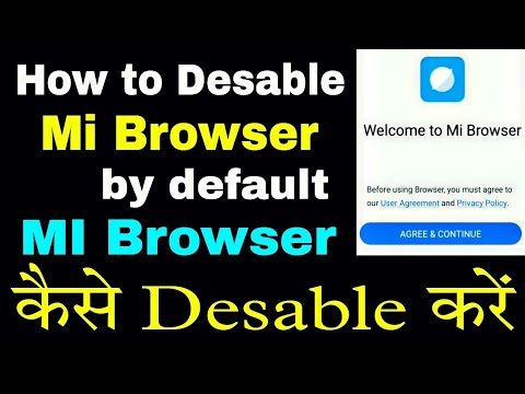 How to Disable MI Browser by default | MI Browser kaise hataye | Remove MI Browser in Android ...