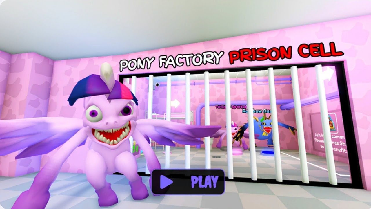NEW SCARY PONY FACTORY BARRY'S PRISON RUN OBBY #roblox - YouTube