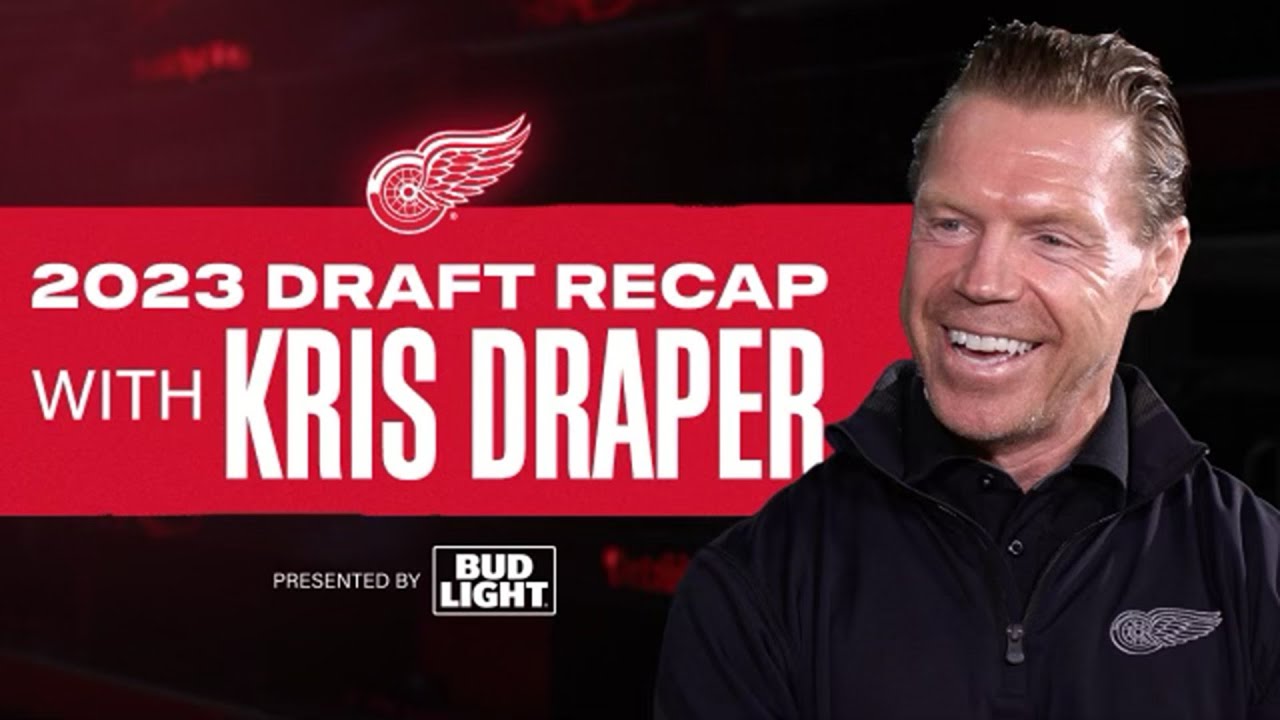 Kris Draper recaps the Red Wings 2023 NHL Draft – MotownRedWings.com