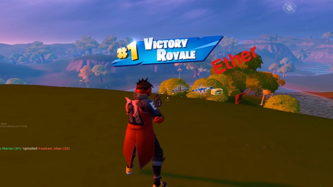 Fortnite Win! Chapter 2- Season 1 (Solo) *Ether* - YouTube