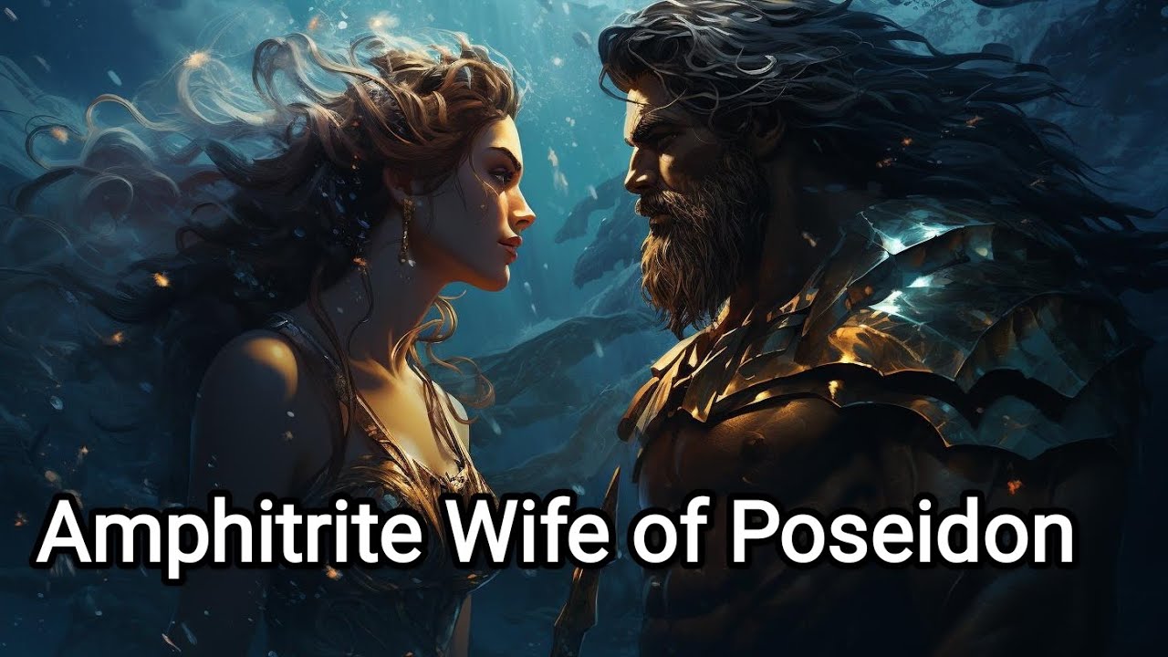 Amphitrite Wife Of Poseidon The Queen Of The Sea Goddess Greek