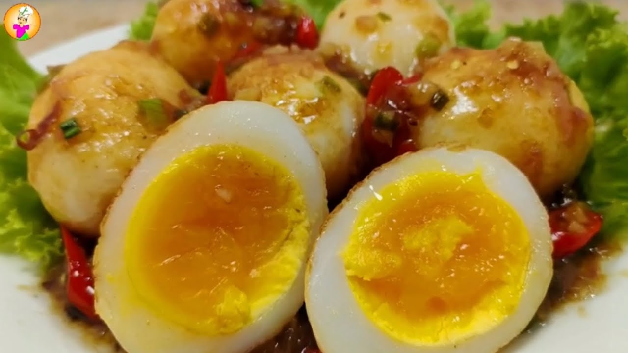 Fried duck egg with ripe tamarind juice! Yummy 🤤 😋 - YouTube