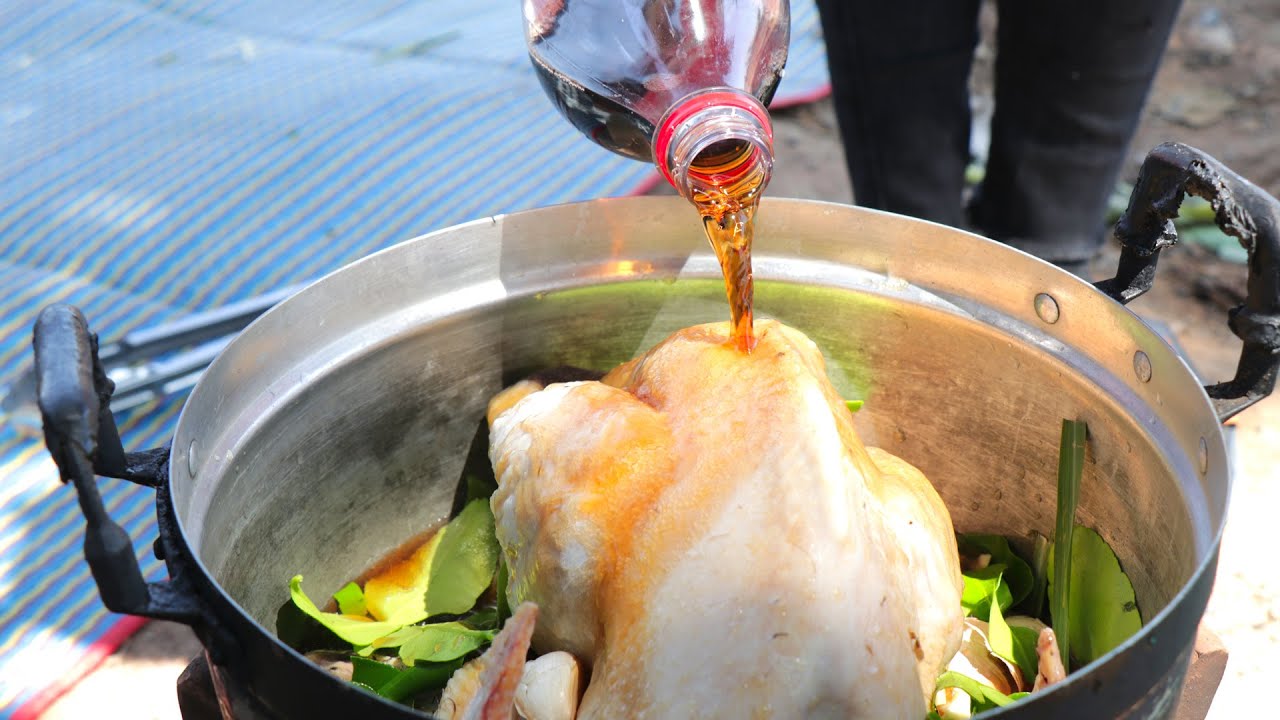 Yummy cooking roasted chicken with Chili Sauce recipe - cooking skill ...