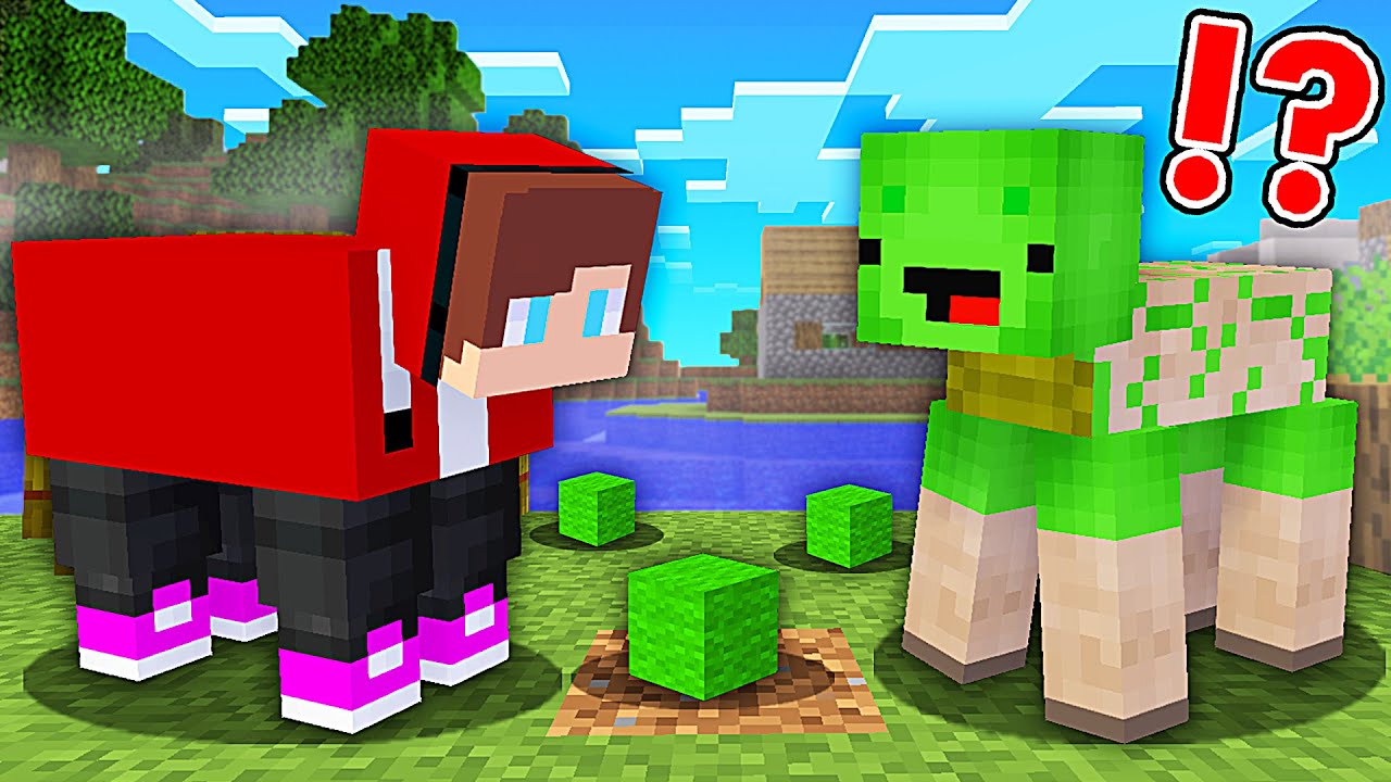 JJ and Mikey Became SHEEP in Minecraft - Maizen Nico Cash Smirky Cloudy - YouTube