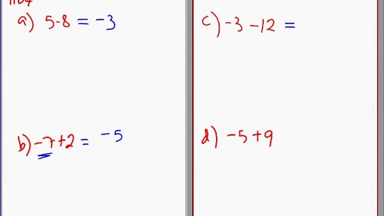 Matematik 5000 Ma 2bc VUX - Kapitel 1 - Negativa tal och ...