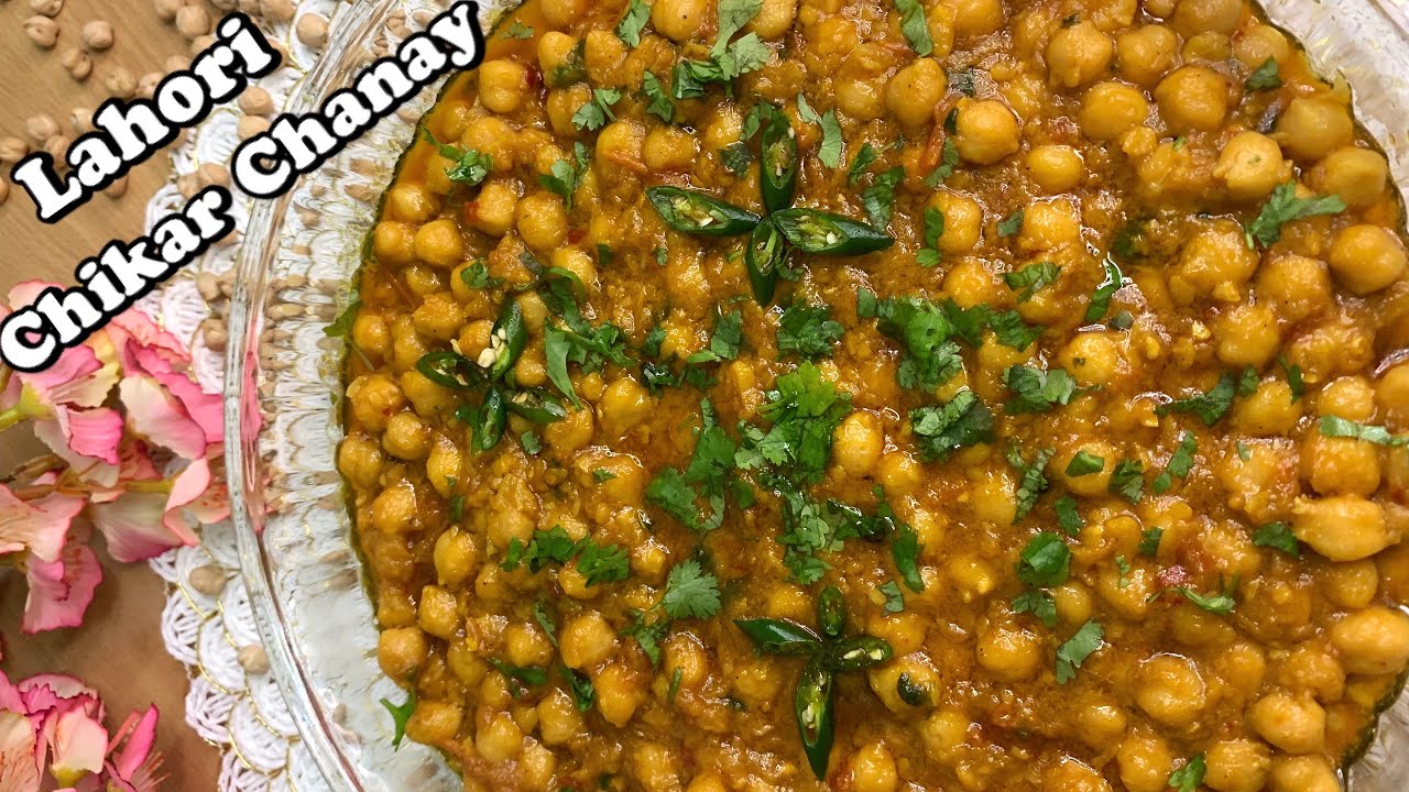 Chikar Chana Recipe Street Style Original Lahori Chikar Chana Recipe ...