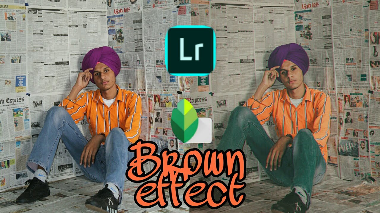 Brown effect in lightroom mobile || LIGHTROOM PHOTO EDITNG || - YouTube
