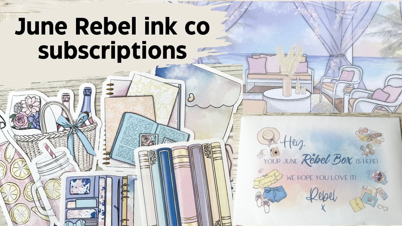 Unboxing ALL JUNE 2023 Rebel ink co SUBSCRIPTIONS and my exclusive ...