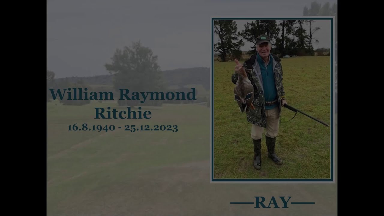 Funeral Service for William Ritchie - YouTube