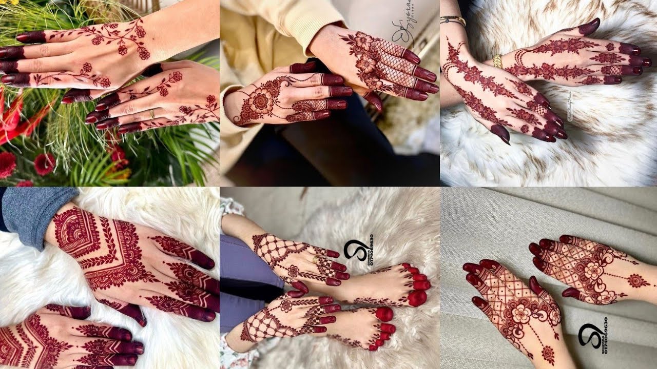 new stylish heena mehndi designs 🥰| - YouTube