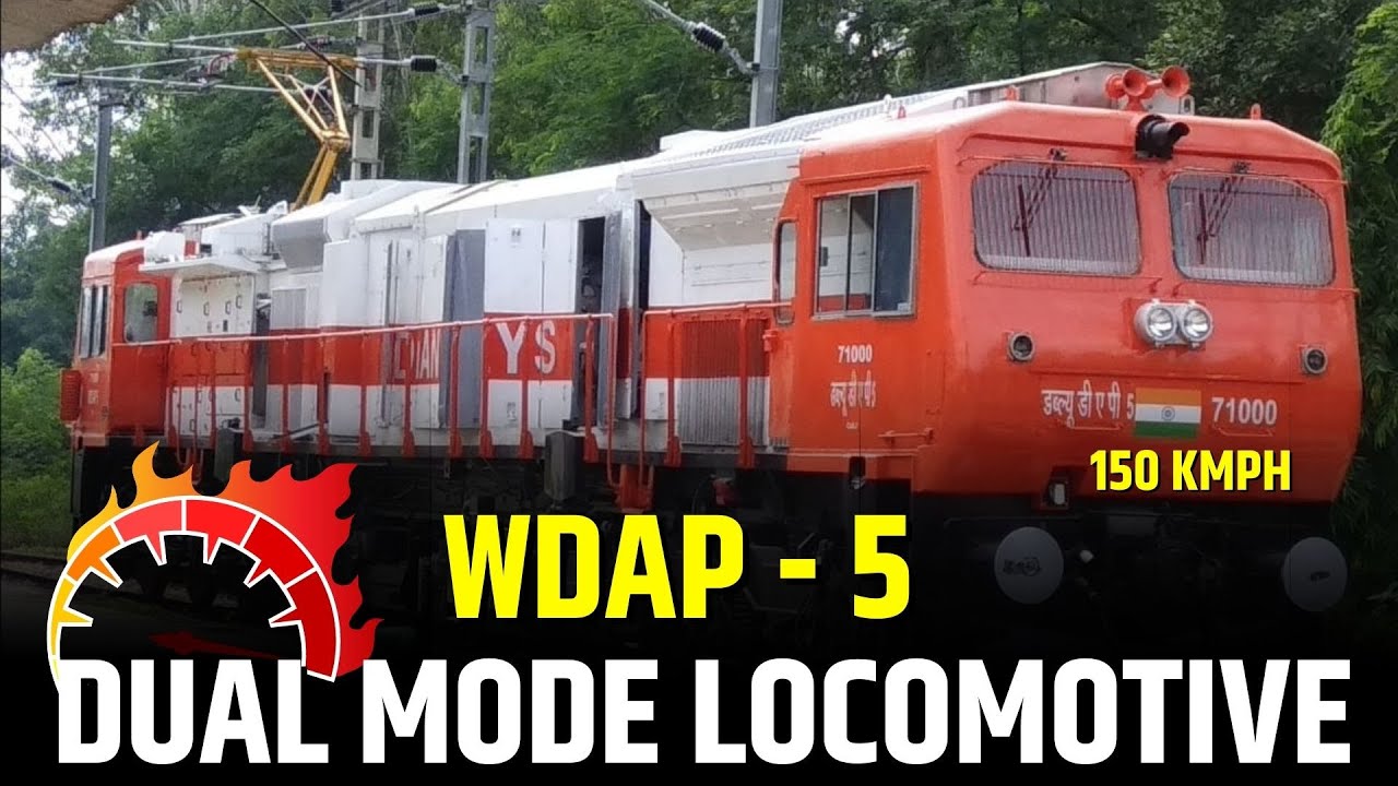 INDIA'S ONLY DUAL MODE LOCOMOTIVE | TRIALS DONE 150 KMPH - YouTube