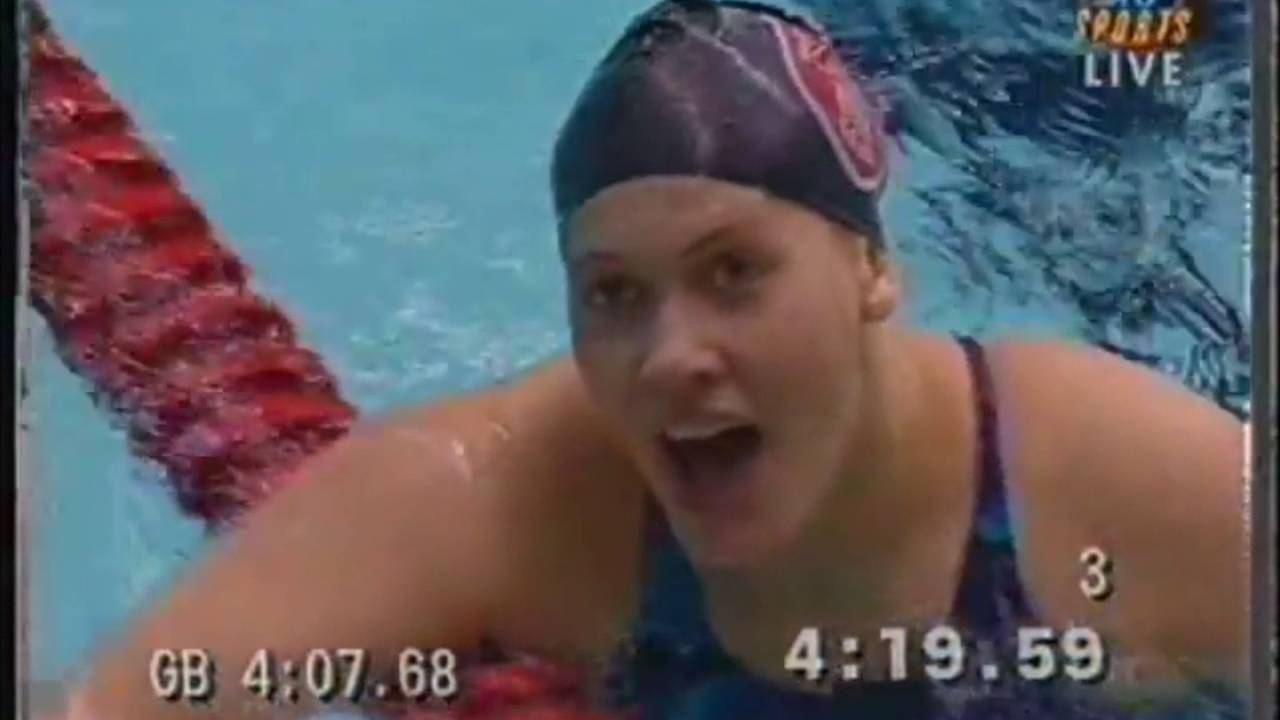 Angela Wilson Olympic Swim Trial - YouTube