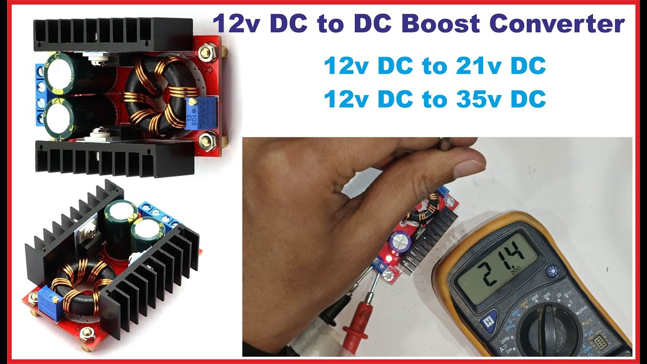12v DC to DC Boost Converter | DC to DC Boost Circuit Module | 12v DC ...