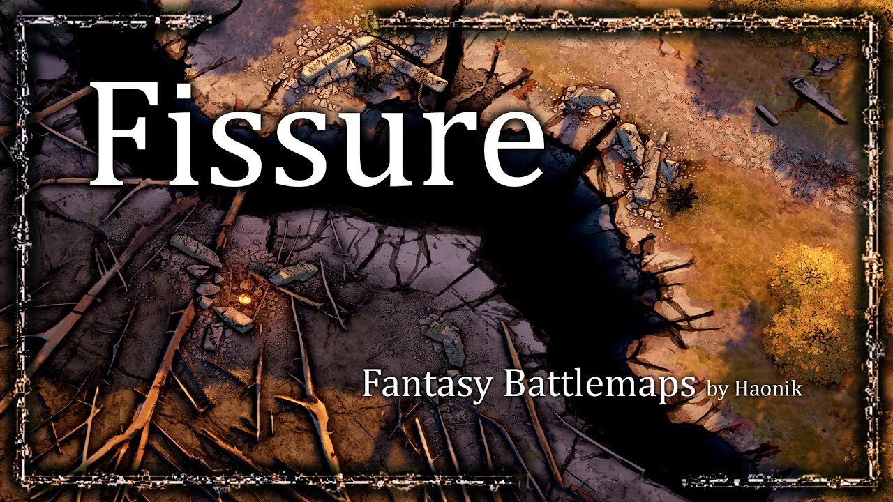 Fissure - Fantasy Battlemaps - YouTube