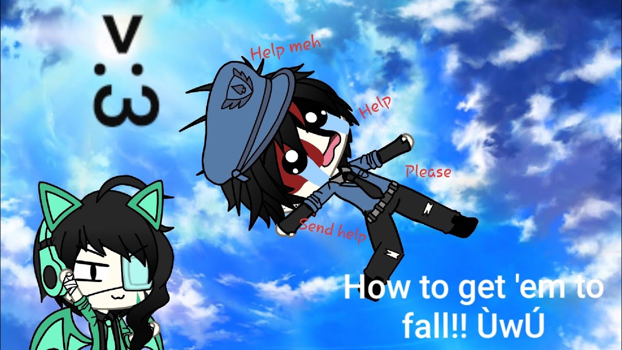 How to make your Gacha character fall || GachaLife Tutorial ÙwÚ || Very ...